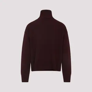 AMI Paris Knitted Jumper With High Neck
