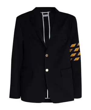 Thom Browne 4-bar Striped Blazer - Navy
