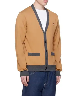 Maison Kitsuné Baby Fox-patch Button-up Cardigan