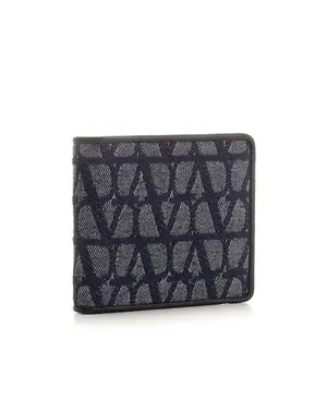 Valentino Garavani All-over Logo Patterned Wallet