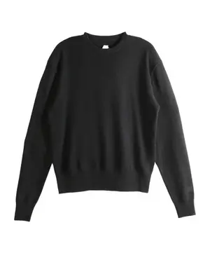 TOTEME Round Neck Knitted Jumper With Ribbed Cuffs And Hem