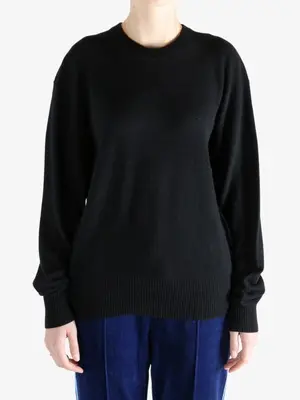 TOTEME Round Neck Knitted Jumper With Ribbed Cuffs And Hem
