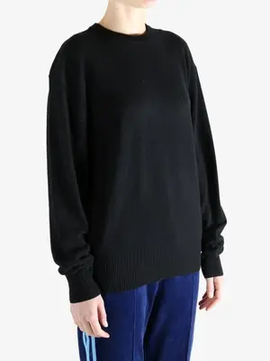 TOTEME Round Neck Knitted Jumper With Ribbed Cuffs And Hem