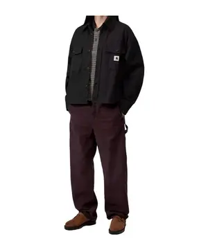 Carhartt Work In Progress Buttoned Patch-pocket Shirt - Black