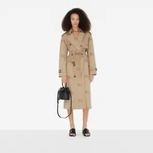 Burberry Logo Plaque Drawstring Bucket Bag - Black