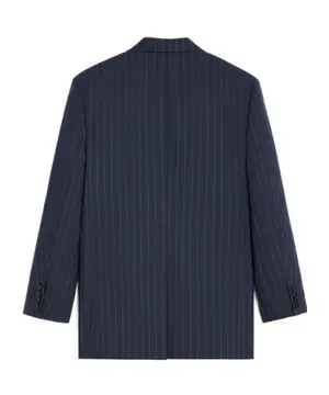 Celine Striped Wool Blazer