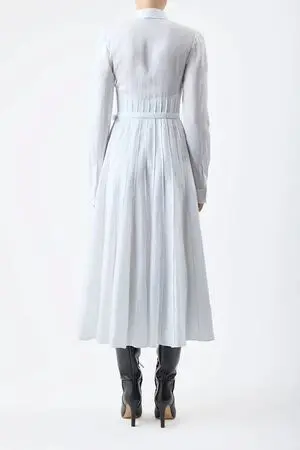 Gabriela Hearst Dewi Midi Shirt Dress