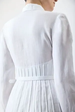 Gabriela Hearst Dewi Midi Shirt Dress