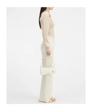 Jacquemus Asymmetrical Mock Neck Sweater - Light Brown