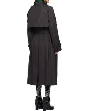 Burberry Double Breasted Belted Waist Trench Coat