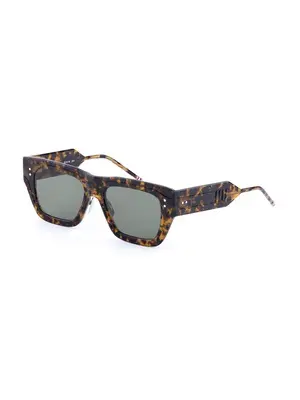 Thom Browne Geometric Frame Sunglasses - Gray