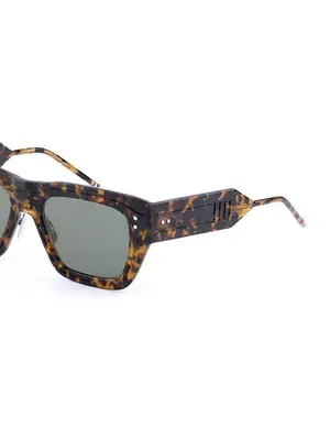 Thom Browne Geometric Frame Sunglasses - Gray