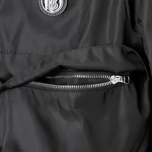 Burberry Logo Zip Up Casual Jacket