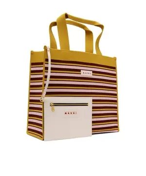 Marni Medium Striped Handbag