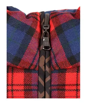 Fendi Reversible Plaid Puffer Jacket