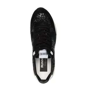 GOLDEN GOOSE Running Sole Glittered Sneakers