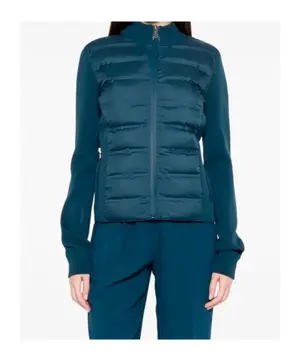 Patrizia Pepe Quilted Zipped Puffer Jacket