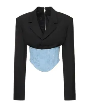 DION LEE Patchwork Casual Jacket