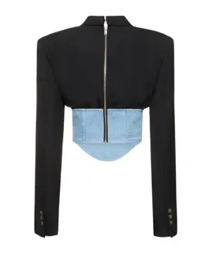 DION LEE Patchwork Casual Jacket