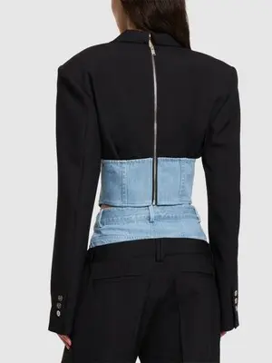 DION LEE Patchwork Casual Jacket