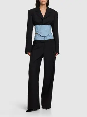 DION LEE Patchwork Casual Jacket