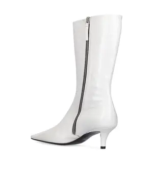 JIL SANDER Zippered Mid Calf Boots