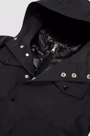 Moncler Sora Parka Jacket With Removable Vest