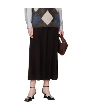 LISA YANG Torie Midi Skirt - Black