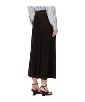 LISA YANG Torie Midi Skirt - Black