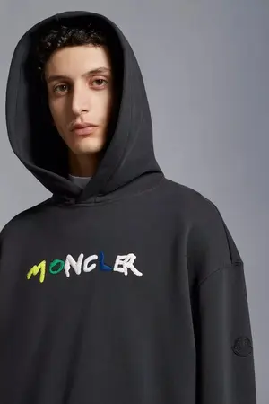 Moncler Embroidered Logo Hoodie