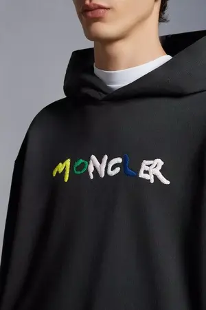 Moncler Embroidered Logo Hoodie