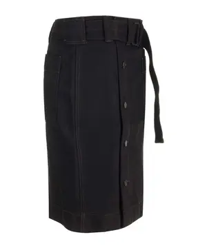 LEMAIRE Belted Apron Midi Skirt