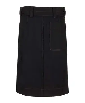 LEMAIRE Belted Apron Midi Skirt