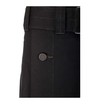 LEMAIRE Belted Apron Midi Skirt