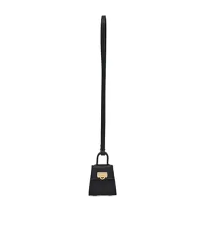 FERRAGAMO Gancini Logo Pendant Accessory - Black