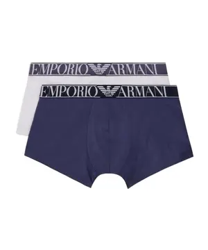 Emporio Armani Elastic Waist Underwear Two-piece Blue