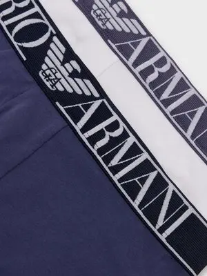 Emporio Armani Elastic Waist Underwear Two-piece - Blue