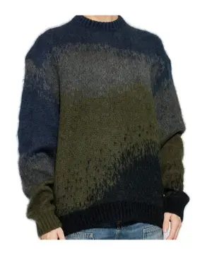 Carhartt Work In Progress Tinley Colour-block Crew Neck Sweater - Black
