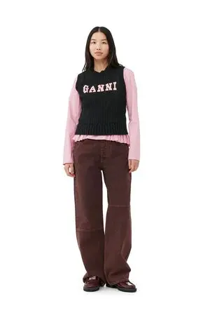 GANNI Cotton Rope Vest