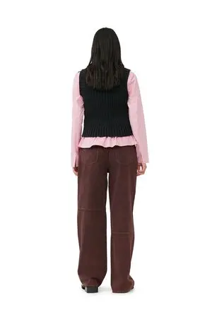 GANNI Cotton Rope Vest