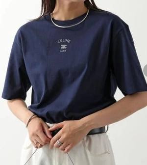 Celine Cotton Jersey T-shirt