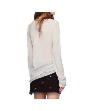 RIER Wool Chiffon Top