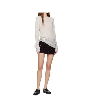 RIER Wool Chiffon Top