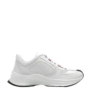 Gucci Perforated Logo Lace-up Sneakers