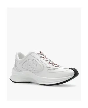 Gucci Perforated Logo Lace-up Sneakers