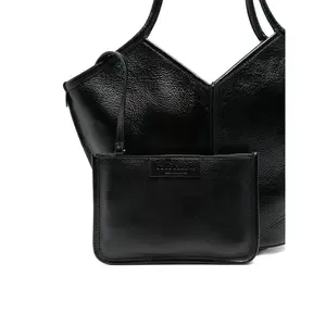 Hereu Double Handle Handbag With Pouch