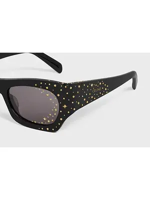 Celine Embellished Full-rim Sunglasses