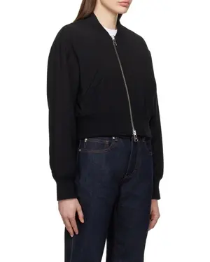 Ami Zip-up Padded Bomber Jacket