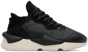 Y3 Kaiwa Lace-up Sneakers - Black