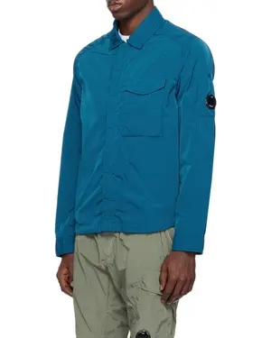 C.P. COMPANY Lens-appliqué Zip-up Shirt Jacket